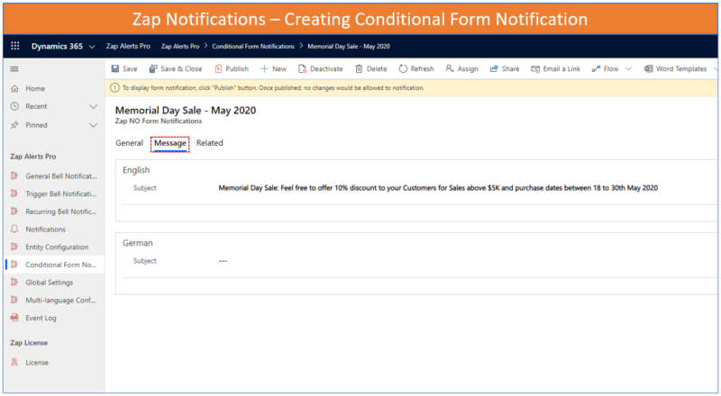 How to notify/alert Sales Users of ongoing discount promotions when ...