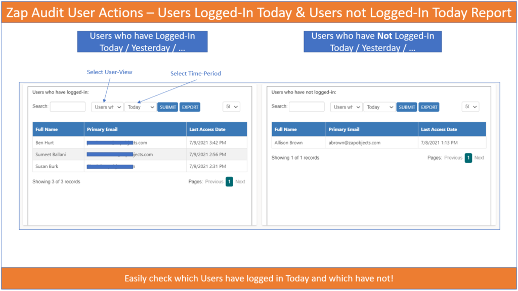 Now easily track & report on User's Login info (logged-in, did not ...
