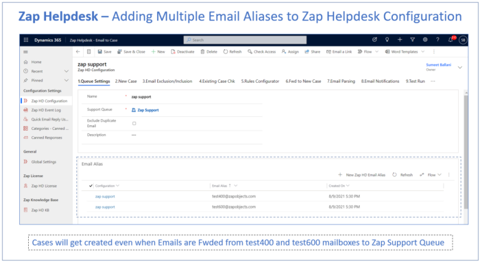 New Feature Alert Helpdesk Email Alias Feature Now Create Cases Even From Forwarded Emails