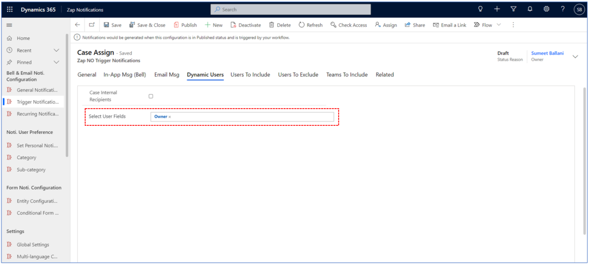 How To Generate In App Notifications Using Power Automate Flow When Using Zap Notifications