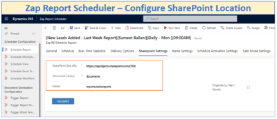 Automate generation of Report & shared with Microsoft Teams when using ...