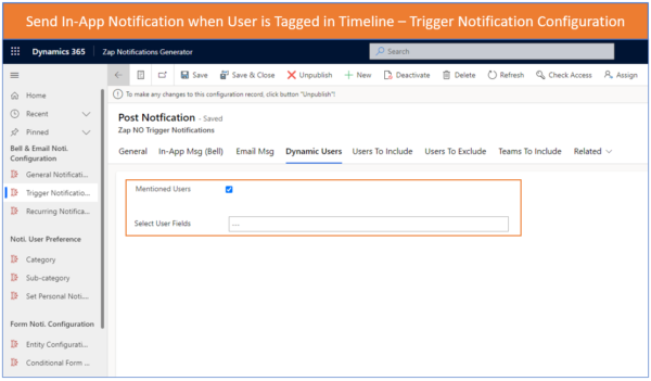 Generate In-App Notification when User is tagged or mentioned in ...