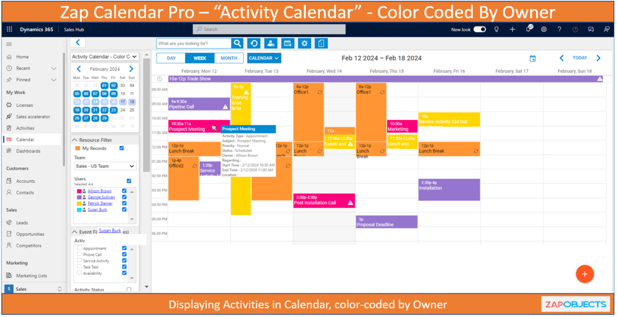 Color-Code Team Activities by Sales User (Owner) when using Zap ...